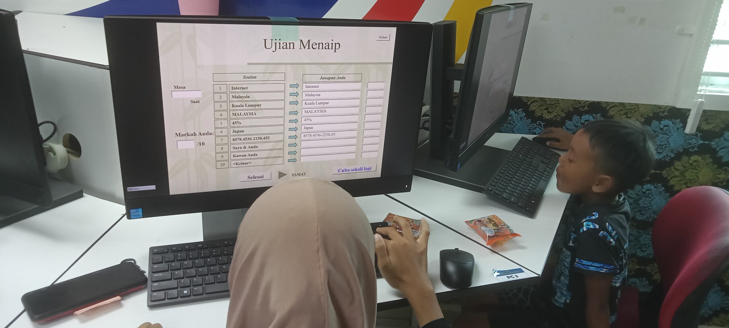ELEARNING-TYPE WRITTER & MOUSE TRAINER – NADI Kampung Pantai Merchang